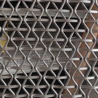 China Rigid bronze Architectural Facade Stainless Steel Antique Brass Woven Wire Grill Panel Partitions Inserts Fabric Home Metal Decorative Mesh for Cabinet Doors for sale