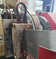 China Continuous Stainless Steel Wire Mesh Belt for Plastic Film Lamination Line for sale