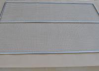 China 40*30cm Weave Style Barbecue Wire Mesh Stainless Steel Baking Plate For BBQ for sale