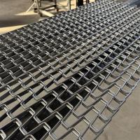 China OEM Stainless Steel Great Wall Wire Mesh Conveyor Belt 304 Bulk Material Handling for sale