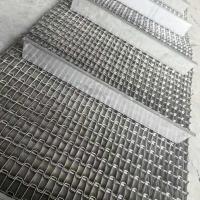 China Custom Size Honeycomb Mesh Conveyor Belt 304 Stainless Steel Made to Customer Drawing for sale