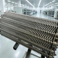 China SS304 Balanced Weave Wire Mesh Conveyor Belt for Food Drying Cooling Lines for sale