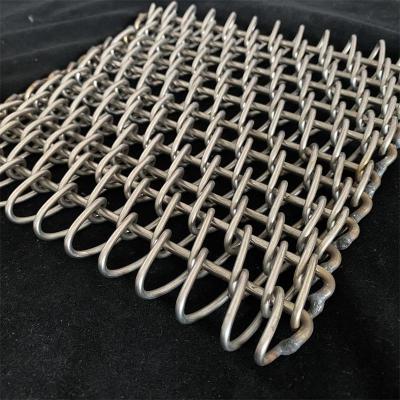 China SS316 Spiral Wire Mesh Conveyor Belt Corrosion Resistant for Chemical Food Lines for sale