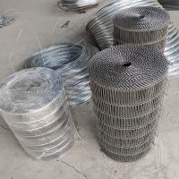 China Food Grade Stainless Steel 304 Wire Mesh Conveyor Belt with Customized Width for Bakery Applications for sale