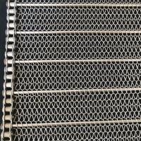 China Food Grade Wire Mesh Conveyor Belt Customized Stainless Steel for Baking Line 12mm for sale