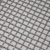 China SS316 304 Intercrimped Pre-crimped Stainless Steel Wire Mesh Roll 1.2m Width for sale