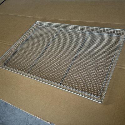 China 316 Stainless Steel Oven Mesh Tray Baking Rack High Temperature 600x400x30mm for sale
