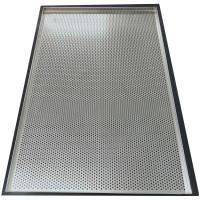 China Stainless Steel Wire Mesh Tray Perforated Baking Tray Commercial Oven Pan 18x26x1 Inch for sale