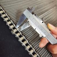 China Stainless Steel Wire Mesh Conveyor Belt Heat Proof Food Grade FDA 304 Balanced Weave Flat Flex for sale