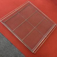 China Food Grade 304 316 Stainless Steel Electro Galvanized Wire Mesh Tray with Quick Connect Coupler for Cable Management for sale