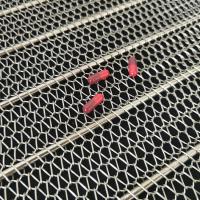 China Sanitary Hygienic Stainless Steel Wire Mesh Conveyor Belt Food Grade 304 Easy Clean for sale