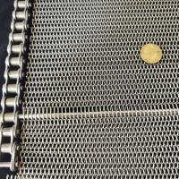 China Custom Length Stainless Steel Wire Mesh Conveyor Belt Customizable Size 304 High Temperature for sale