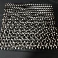 China Food Grade Stainless Steel Double Balanced Weave Wire Mesh Conveyor Belt for Bread Baking Line for sale
