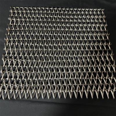 China Food Grade Stainless Steel Double Balanced Weave Wire Mesh Conveyor Belt for Bread Baking Line for sale