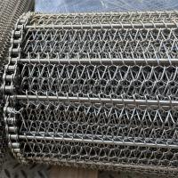 China Food Grade Stainless Steel Double Balanced Weave Wire Mesh Conveyor Belt for Bread Baking Line for sale