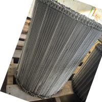 China Food Grade Stainless Steel Double Balanced Weave Wire Mesh Conveyor Belt for Bread Baking Line for sale