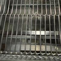 China AISI 304 Chain Link Wire Mesh Conveyor Belt for Chocolate Enrober Coating Line for sale