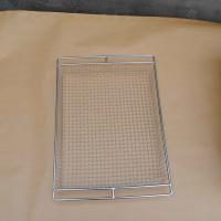 China 304 Stainless Steel Wire Mesh Tray SS316 Mesh Basket Tray 4mm Wire 2mm Thickness for sale