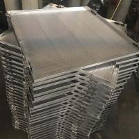 China 304 Stainless Steel Wire Mesh Tray SS316 Mesh Basket Tray 4mm Wire 2mm Thickness for sale