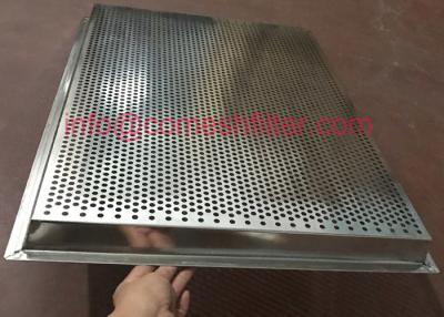 China Stackable Perforated Stainless Steel Tray Food Grade Rectangle Baking Tray for sale