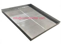 China Steel Woven Wire Mesh Tray Screen Rectangular Opening 600x400mm for sale