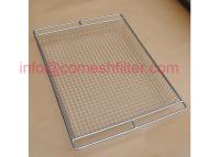 China Food Grade Stainless Wire Mesh Food Dehydrator Tray Size Customized for sale