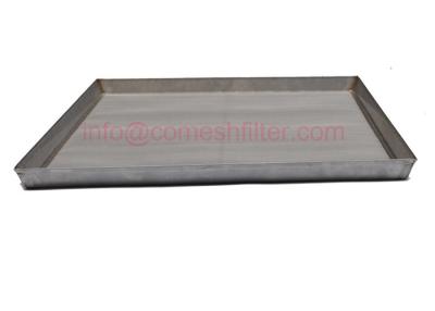 China Custom Stainless Steel 304 Dehydrator Wire Mesh Tray Baking Pan Tray for sale