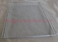China Food Grade Metal Wire Mesh Tray For Drying Ss Perforated Container for sale