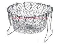 China Net Kitchen Cooking Tool Fry Basket Strainer For Fried Food Or Fruits for sale