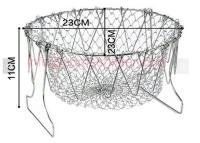 China Foldable Steam Rinse Deep Fry Chef Basket , Magic Basket FDA Certificate for sale
