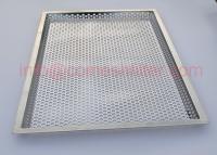 China SGS Fda Wire Mesh Tray Stainless Steel Rectangle Baking Pan Baking Grid for sale