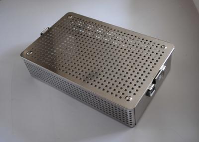 China 48x25x6cm Medical Basket Wire Mesh Baskets 1mm Thickness 5mm Hole Diameter for sale