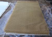 China Brass Crimped Wire Mesh Used For Interior Decoration Protection for sale