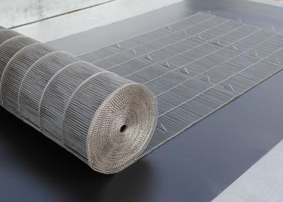 China Flex Stainless Steel Mesh Conveyor Belt For Bread Industry , Easy Clean for sale
