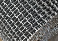 China Honeycomb Wire Mesh Conveyor Belt , Metal Mesh Belt With Clinched Edge for sale