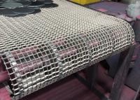 China Food Grade Flex Link Ss Wire Mesh Conveyor Belt For Food Cooling And Freezing for sale