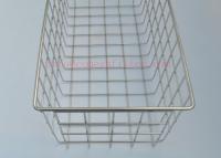 China 316 l Sterilization Trays Stainless Steel Basket For Surgical Instruments Medical Grade for sale