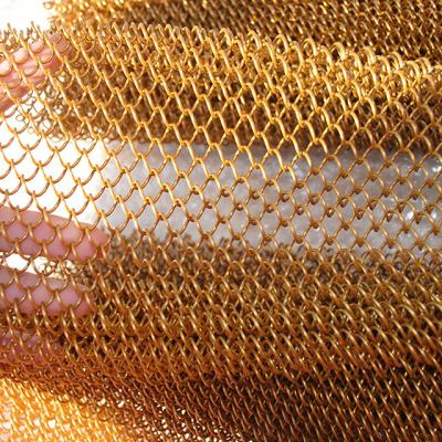 China Diamond Shape Decorative Metal Mesh for sale
