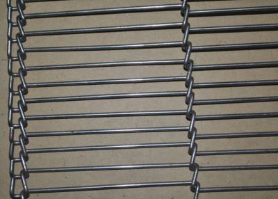 China Food Industry Flat Flex Woven Wire Mesh Conveyor Belt for sale