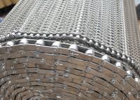 China Bakery Oven Heat Resistant Spiral Wire Conveyor Mesh Belt for sale
