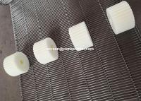 China Chocolate Flat Flex 1mm Wire Mesh Conveyor Belt for sale