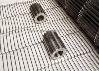 China Chocolate Flat Flex 1mm Wire Mesh Conveyor Belt for sale