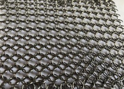 China Security Chainmail Welded Ring 0.8mm Stainless Steel Wire Mesh for sale