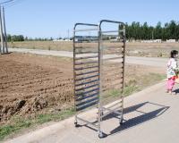 China Commercial Food Dehydrator Tray SUS304 Rack Trolley for sale