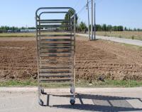 China Stainless Steel Double 620MM Drying Carts With Trays for sale