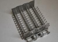 China Baffle Food Professing 1.6M Chain Mesh Conveyor Belt for sale