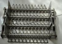 China Baffle Food Professing 1.6M Chain Mesh Conveyor Belt for sale