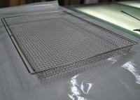 China Food Baking Stainless Steel Wire Mesh Cable Tray For Oven Oil Resistant for sale