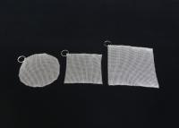 China FDA 12x12cm Welded Rings 304 Stainless Steel Chainmail Scrubber for sale