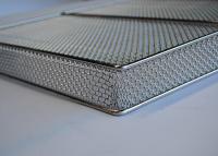 China 650mm X 460mm 1mm Wire Mesh Tray For Fruit Meat for sale